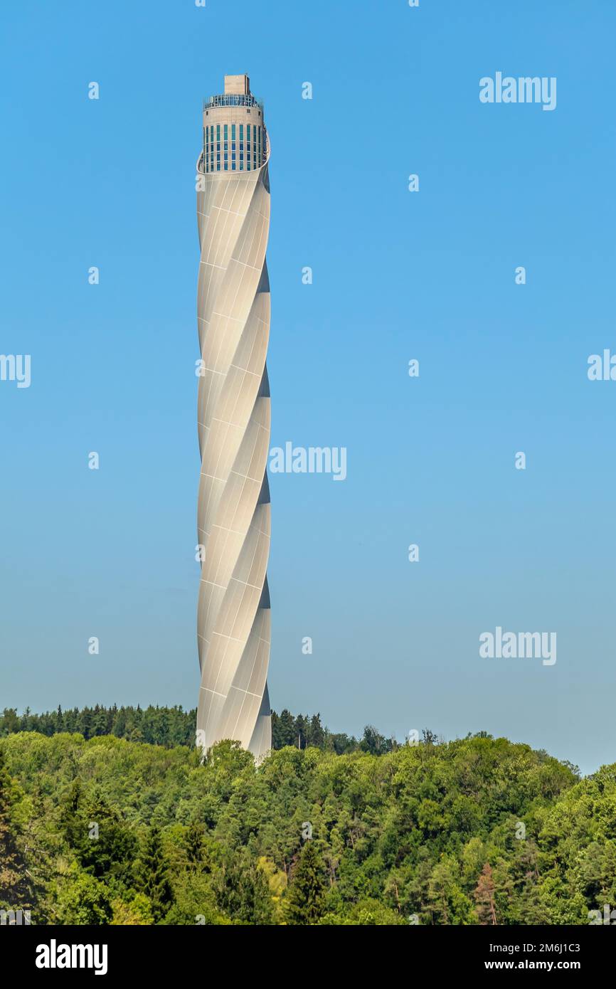 Elevator test tower Rottweil, Baden-Wuerttemberg Stock Photo - Alamy