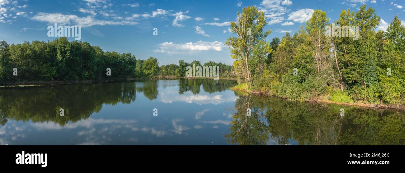 Beautiful summer landscape calm hi-res stock photography and images - Alamy