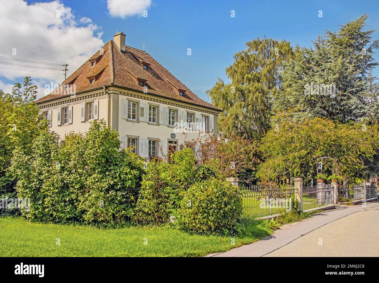Rectory St. Martin Seefelden, Uhldingen- MÃ¼hlhofen Stock Photo - Alamy