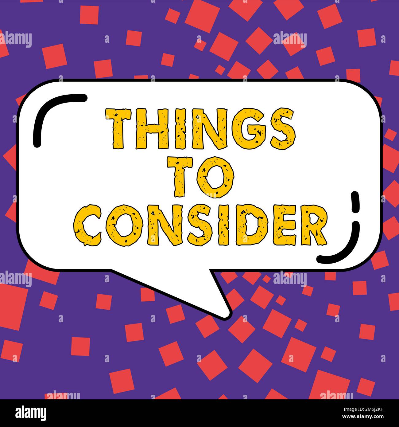 Hand writing sign Things To Consider. Word Written on list to check or ...