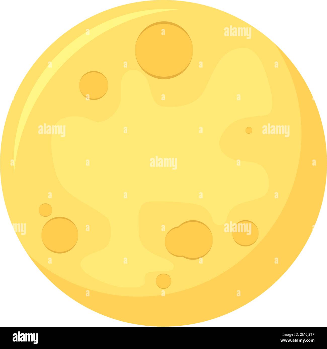 Cheese Moon Icon Stock Vector Image And Art Alamy