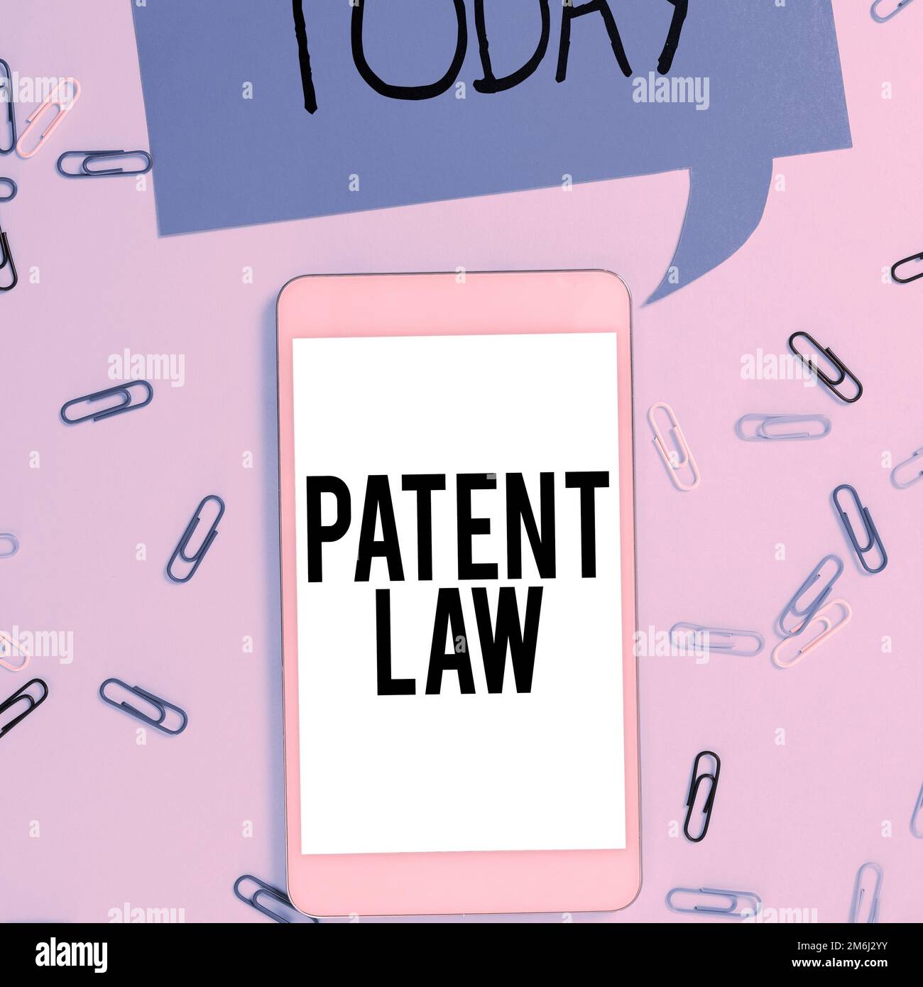 Hand writing sign Patent Law. Word for deals with an inventor's ...