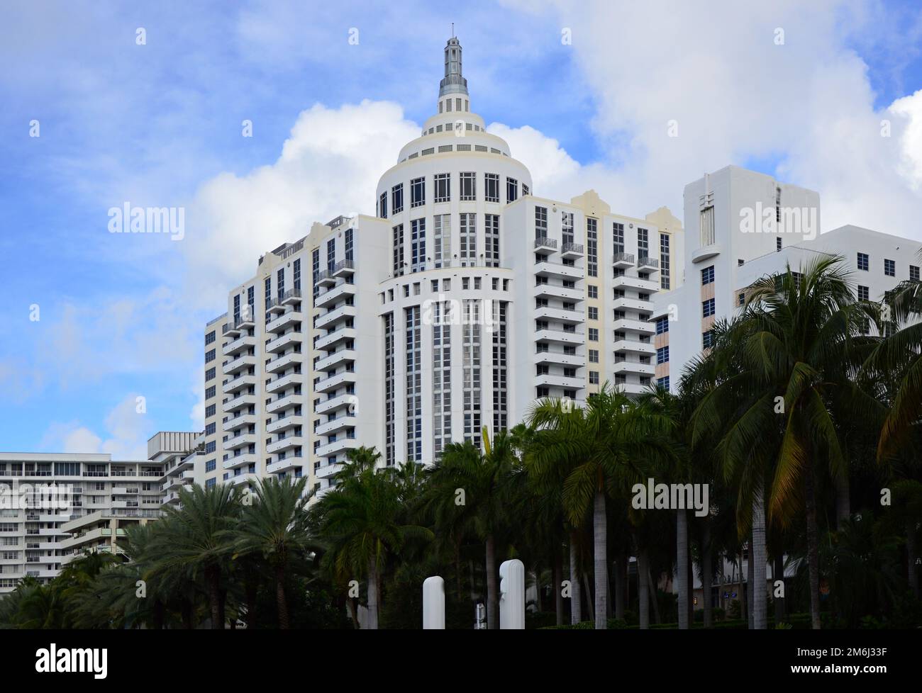 Typical Facade in Miami Beach, Florida Stock Photo - Alamy