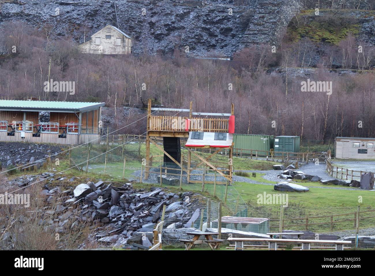 Zip world Penrhyn quarry Bethesda Wales is the fastest zip wire in the ...