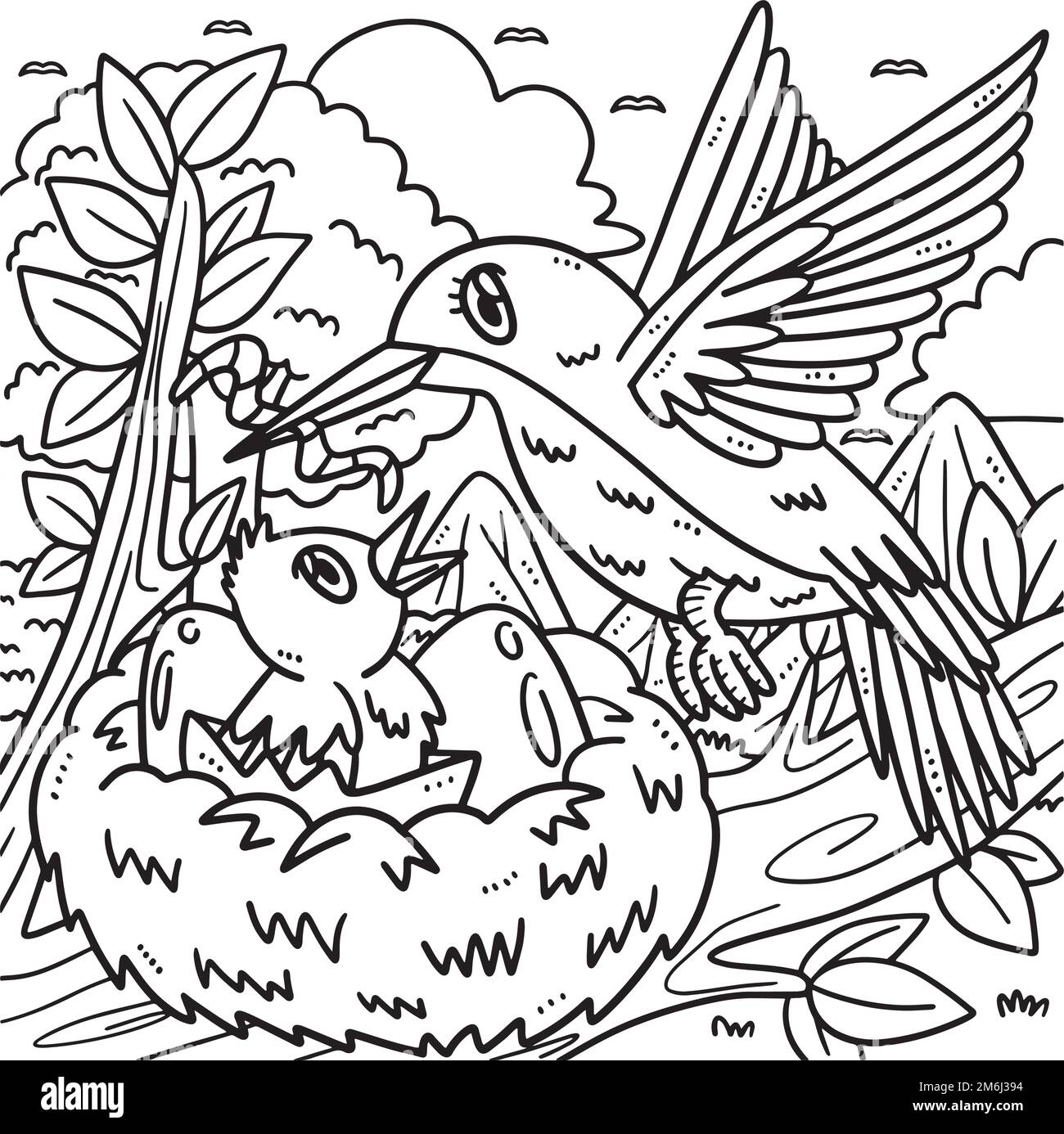 Coloring Birds Fledglings