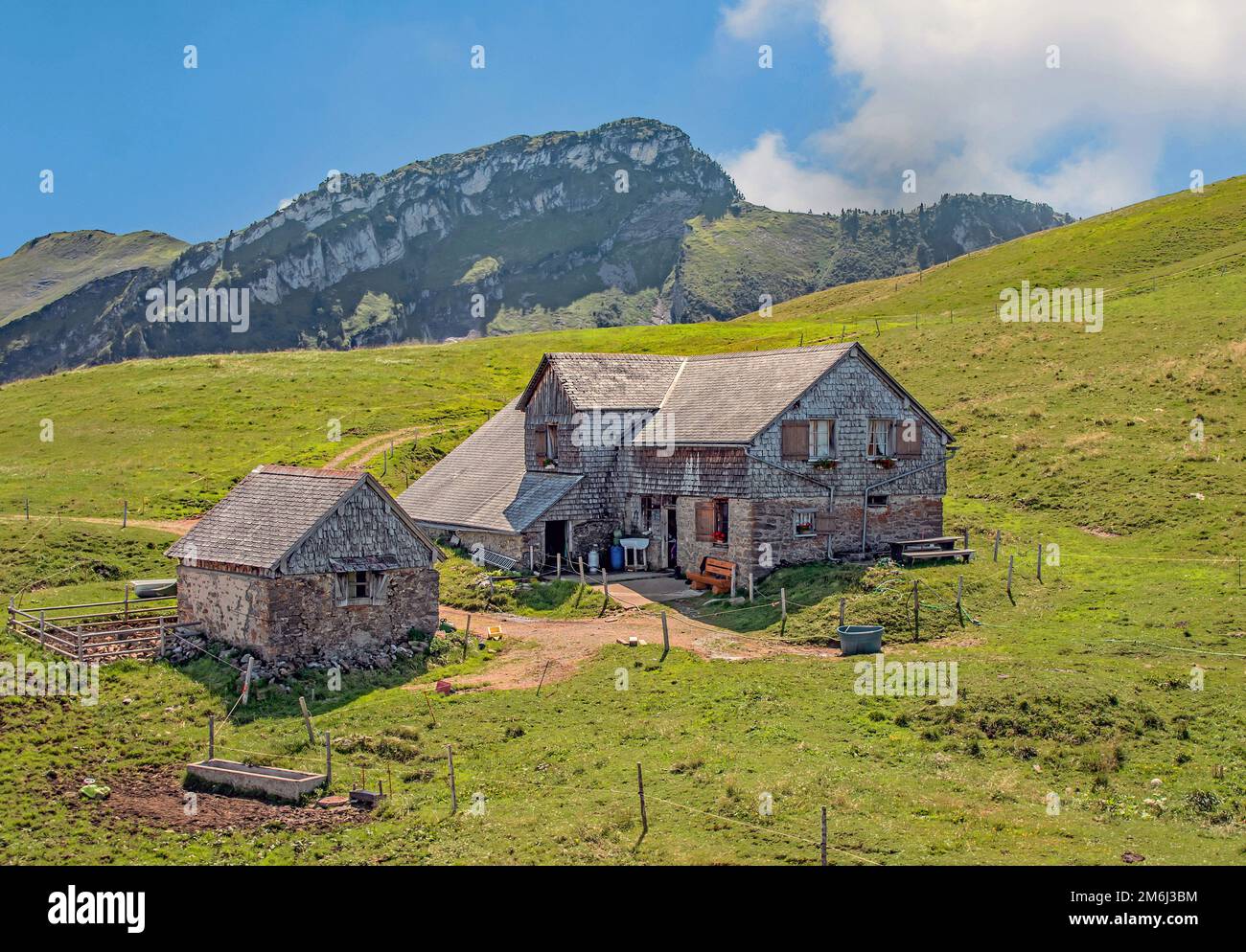 Alpine hut on ridge hi-res stock photography and images - Alamy