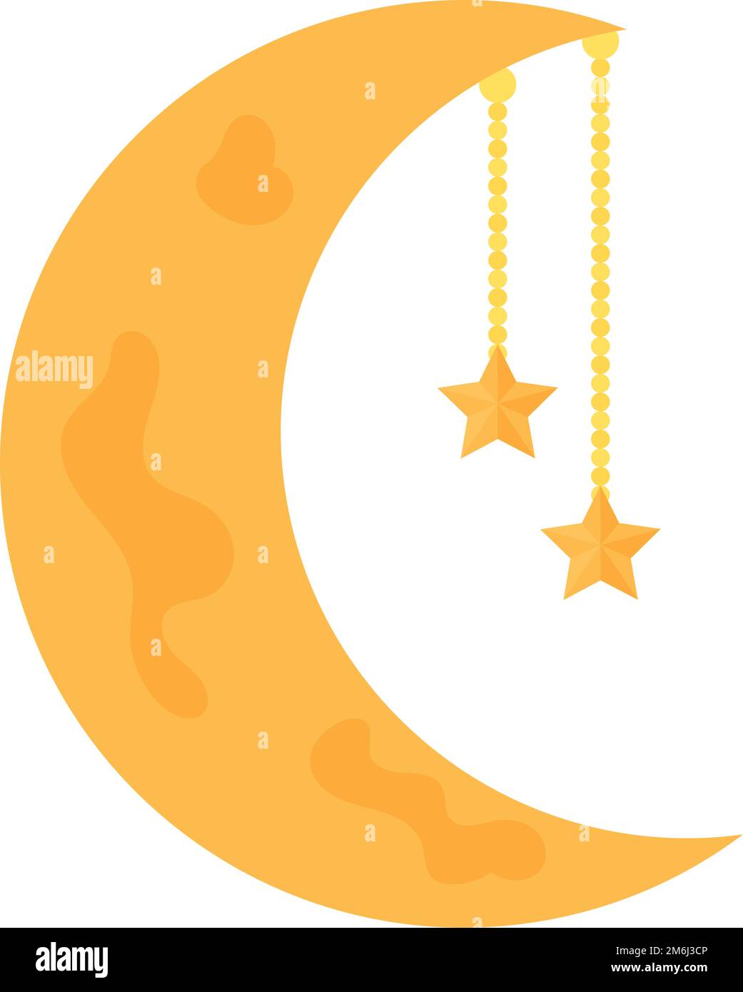 moon with stars hanging Stock Vector Image & Art - Alamy