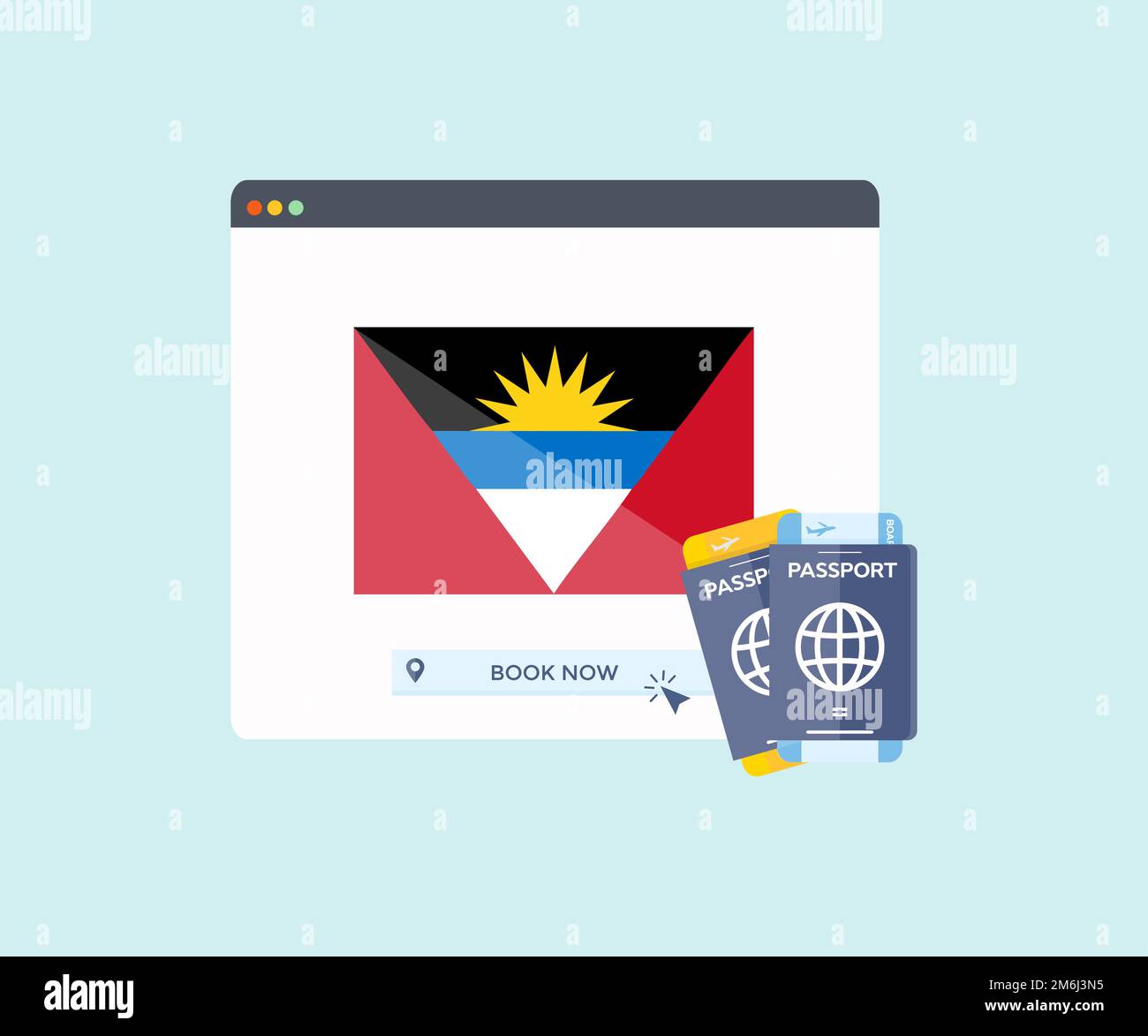 Plane caribbean Stock Vector Images - Alamy