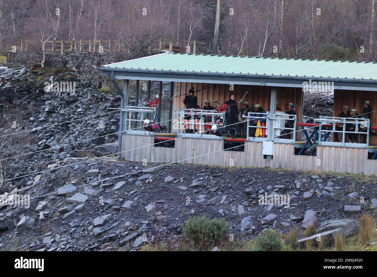 Zip world Penrhyn quarry Bethesda Wales is the fastest zip wire in the ...