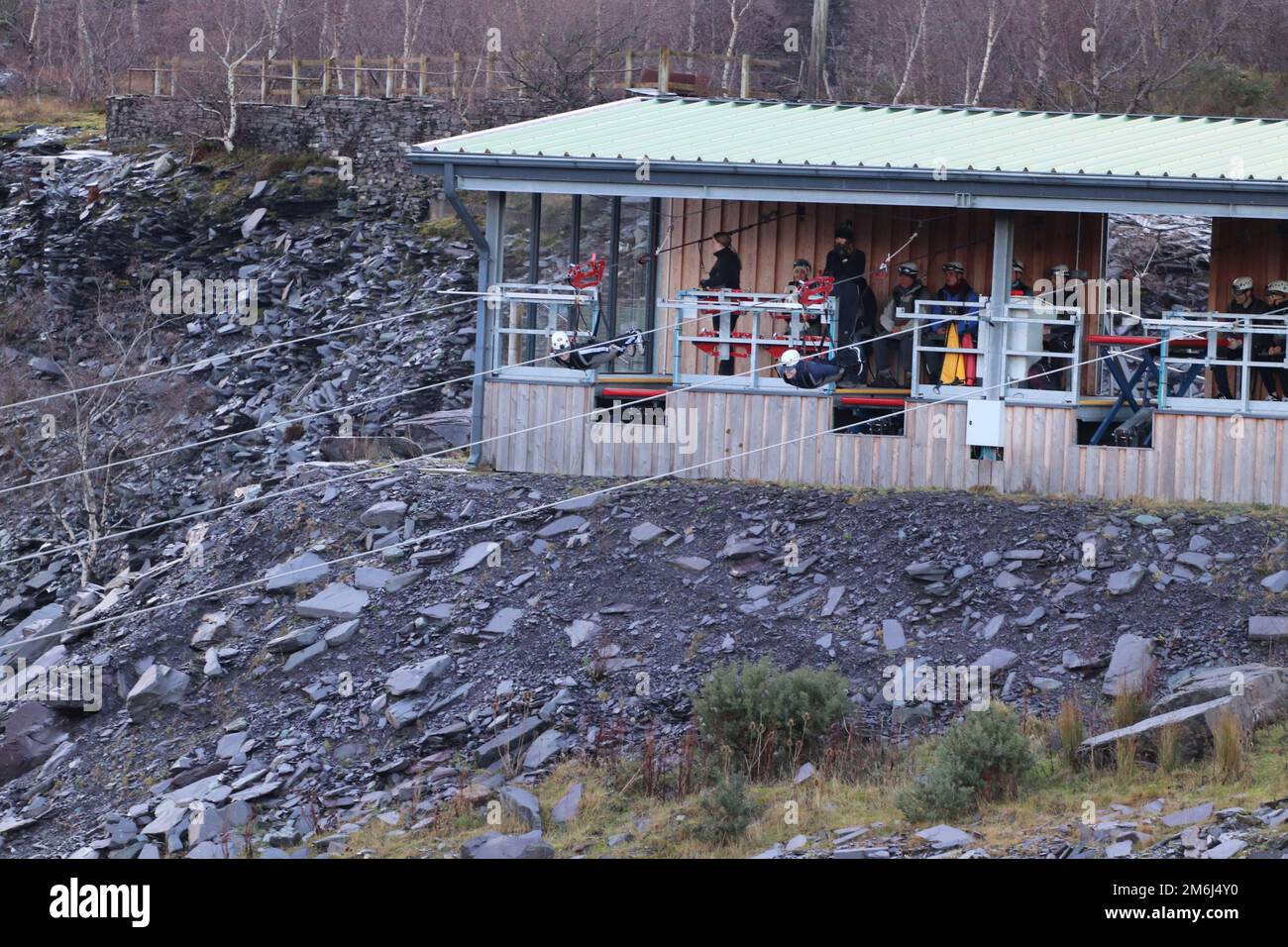 Zip world Penrhyn quarry Bethesda Wales is the fastest zip wire in the ...