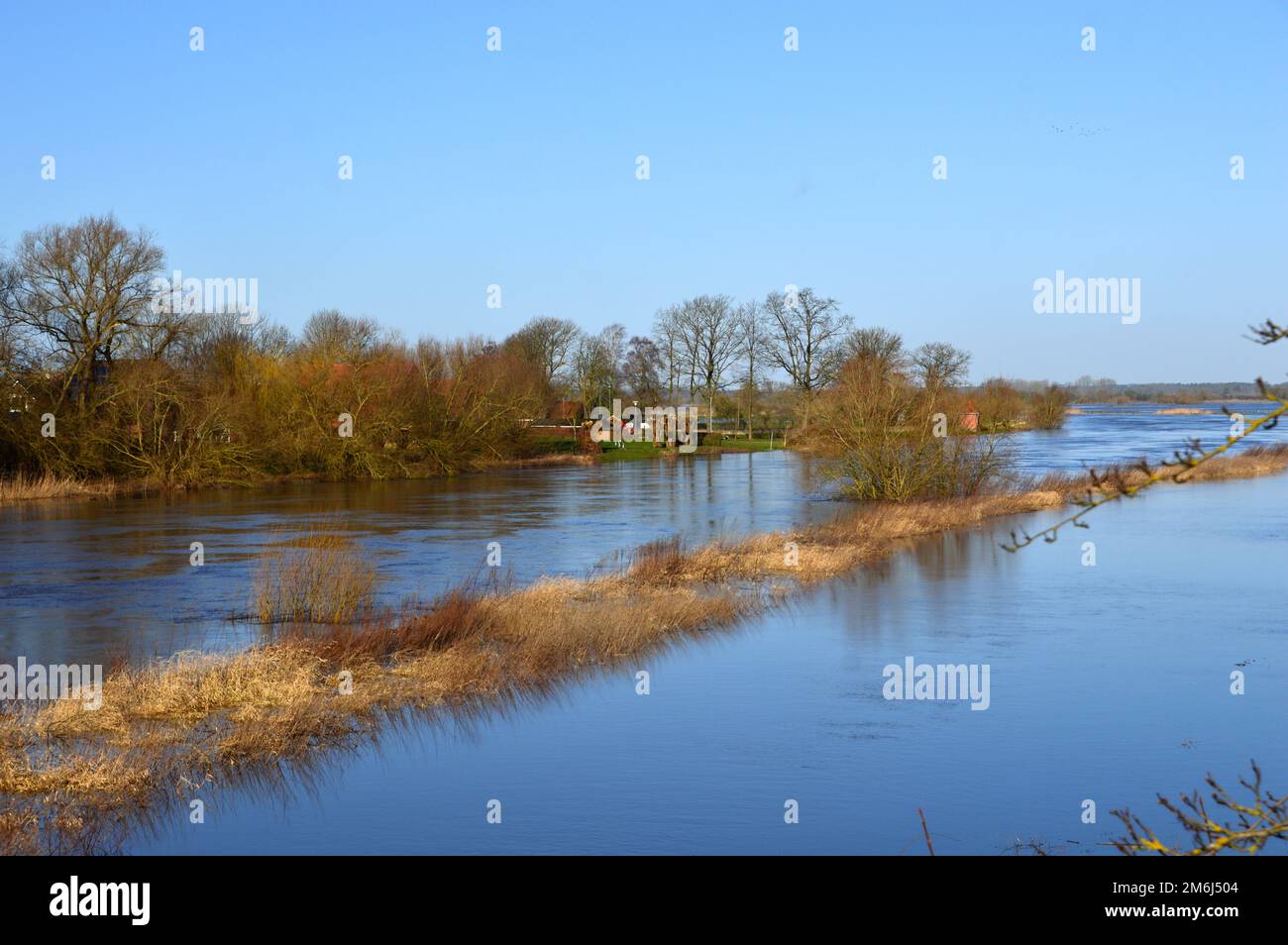 Aller river meadows hi-res stock photography and images - Alamy