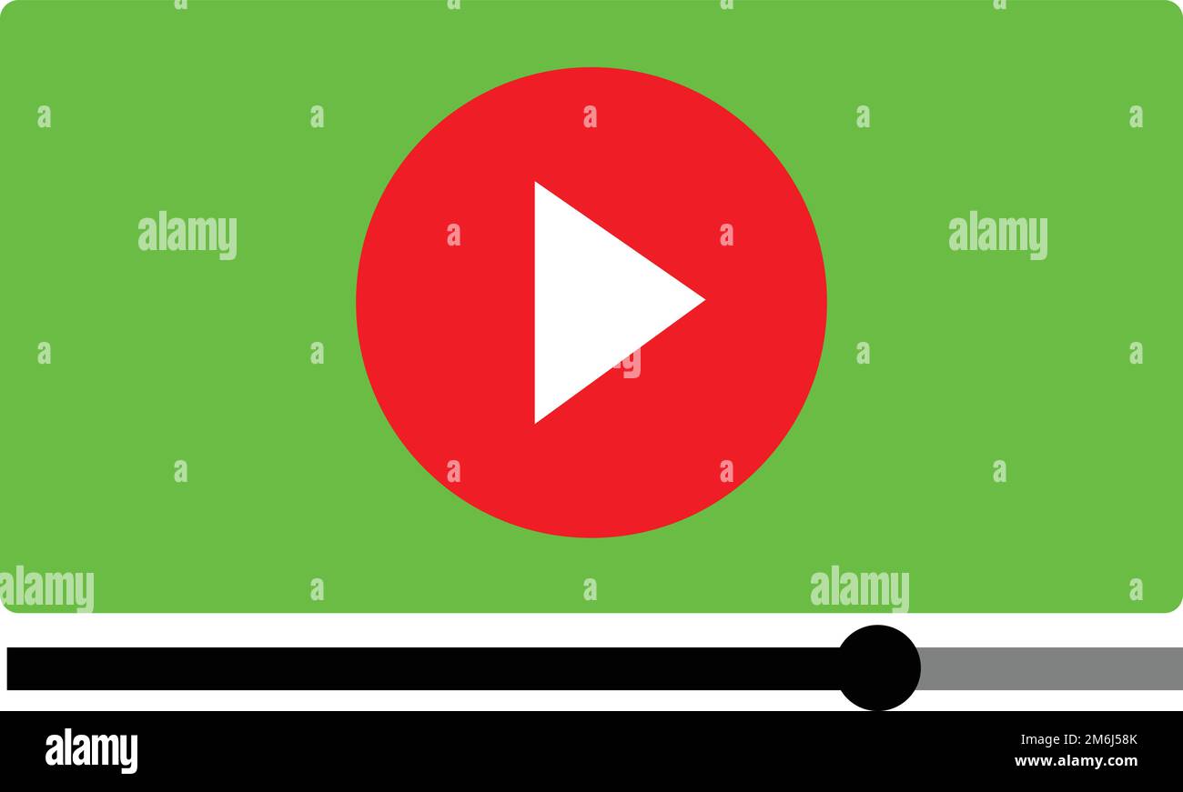 Multimedia video player shape. Live video streaming icon isolated over ...