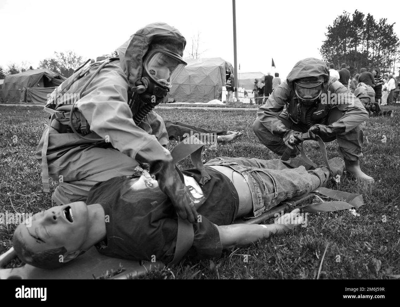 Disaster training medical Black and White Stock Photos & Images - Alamy