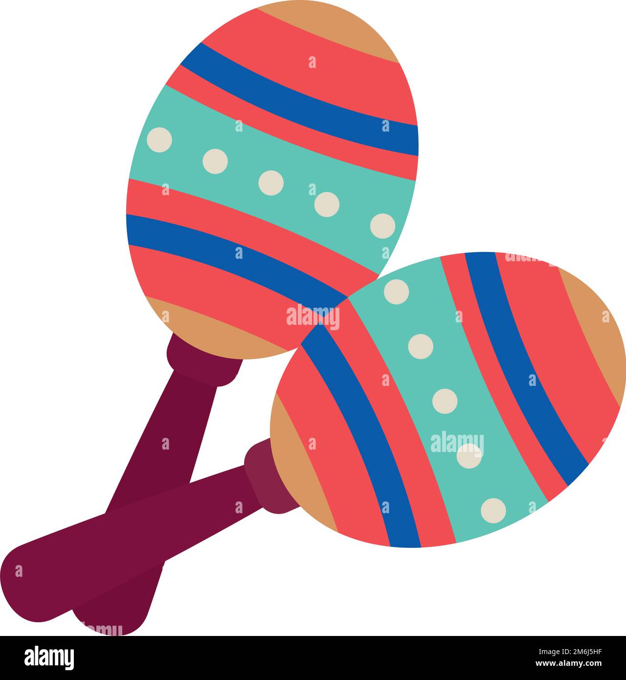colorful maracas icon Stock Vector Image & Art - Alamy