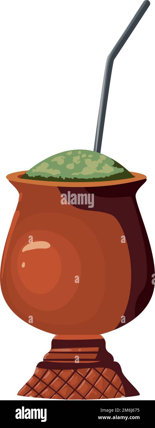 Traditional mate cup Stock Vector Images - Alamy