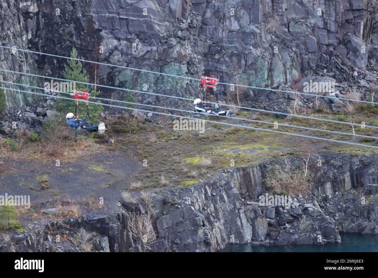 Zip world Penrhyn quarry Bethesda Wales is the fastest zip wire in the ...