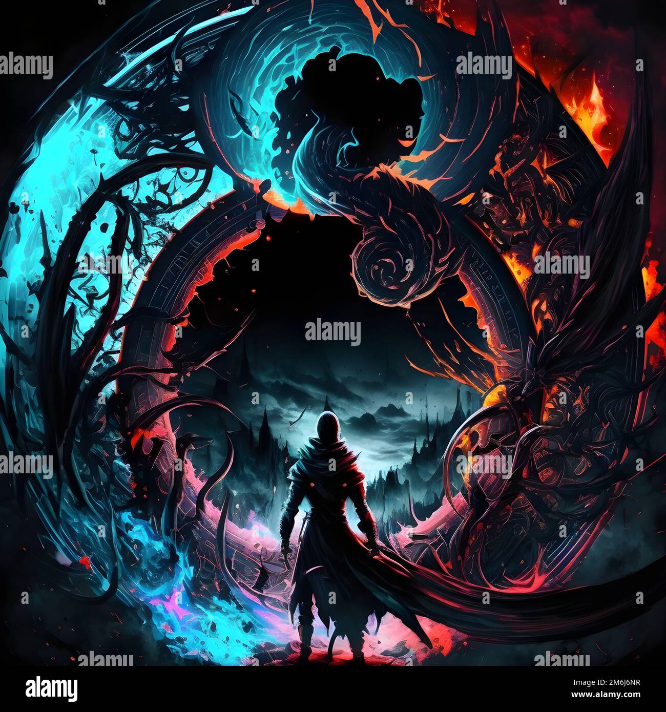 Warrior wallpaper hi-res stock photography and images - Alamy