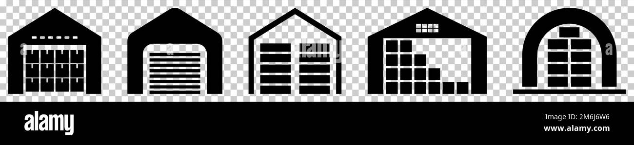 Warehouse icons. Design can use for web and mobile app. Vector ...