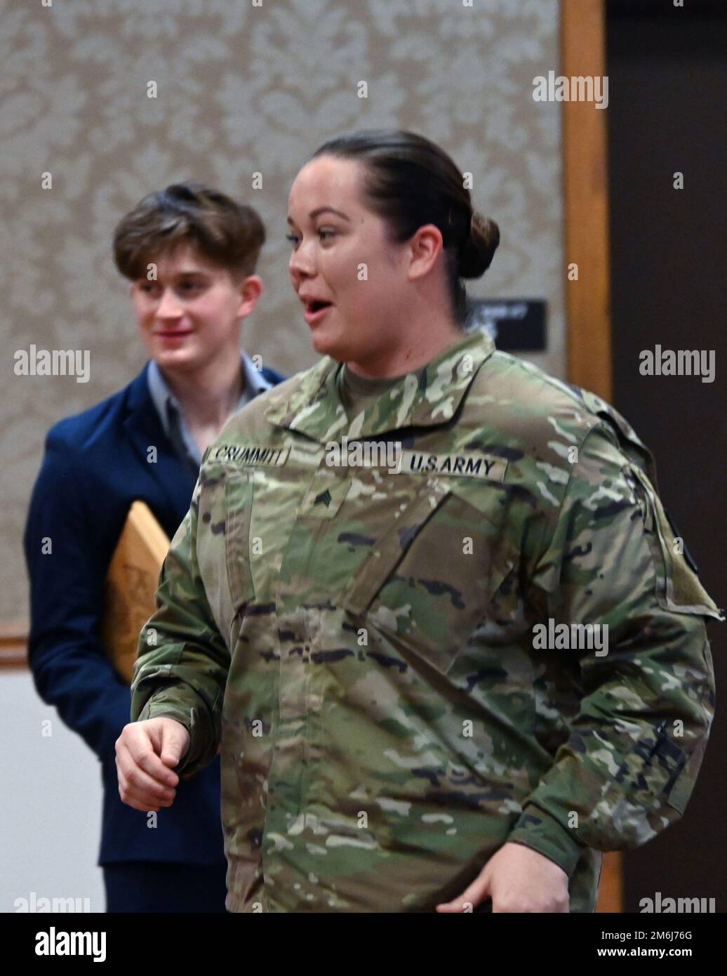 Sgt. Malinda Crummitt from Headquarters and Headquarters Company, 193rd ...