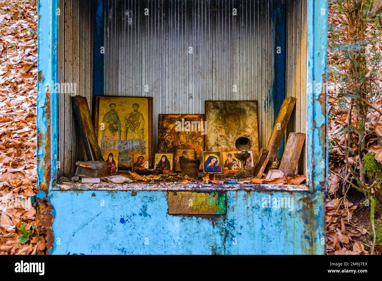 Sacred Cave of Saint Dionysios of Olympus Stock Photo - Alamy