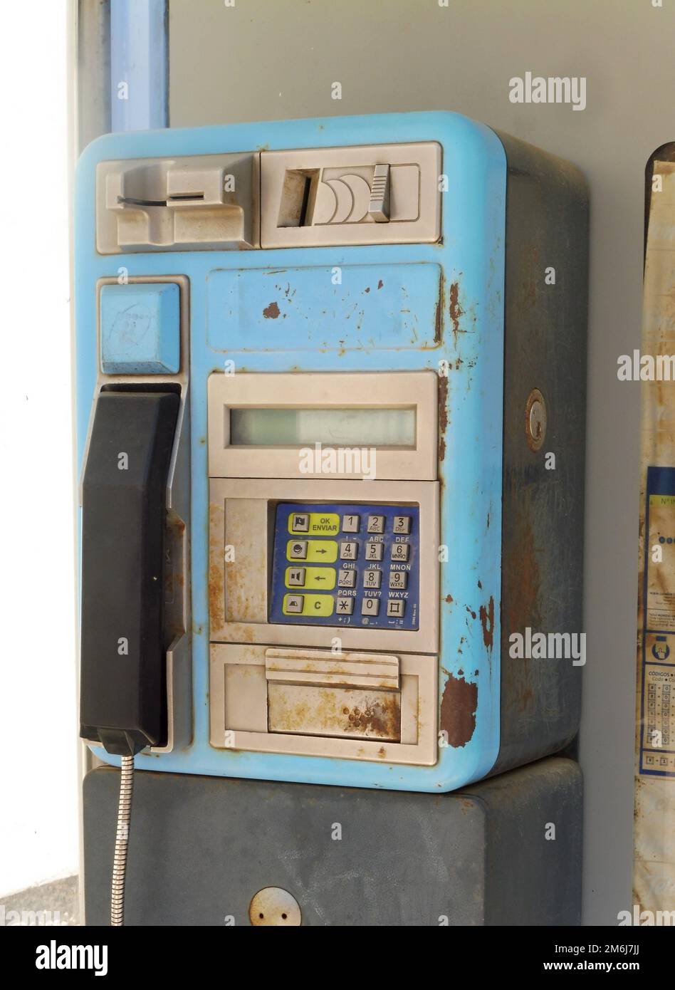 Old traditional public telephone Stock Photo - Alamy
