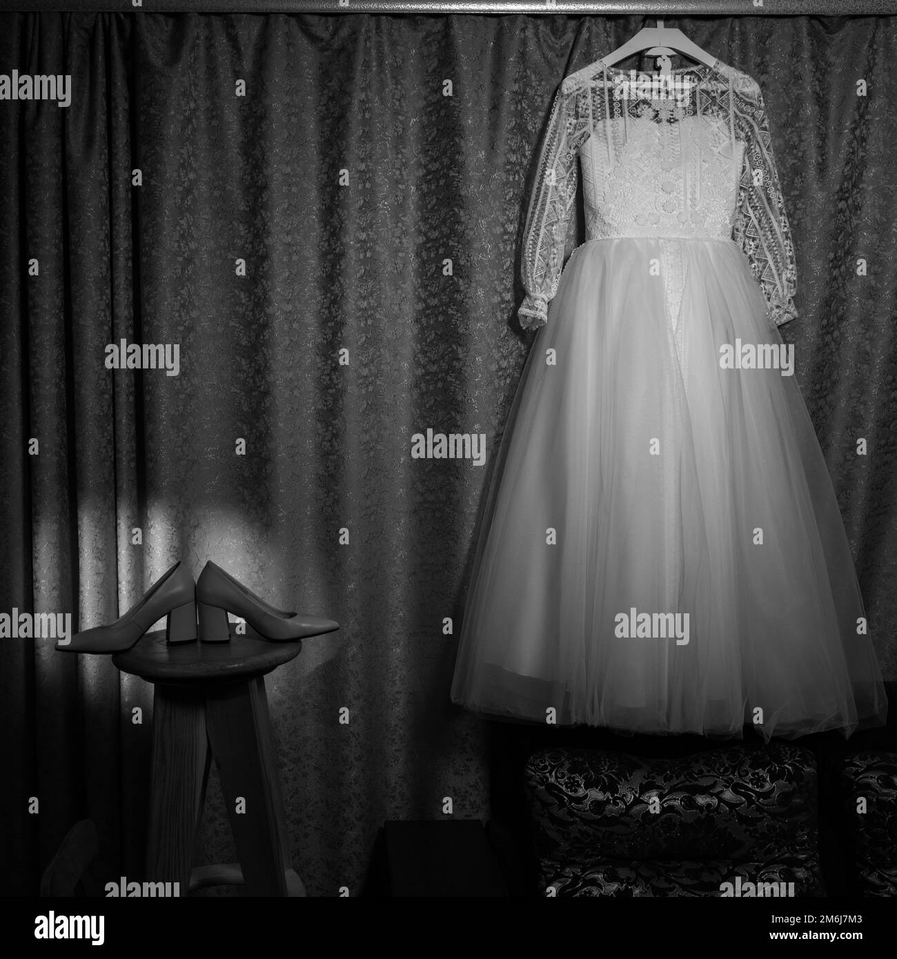 Folkloric outfit Black and White Stock Photos & Images - Alamy