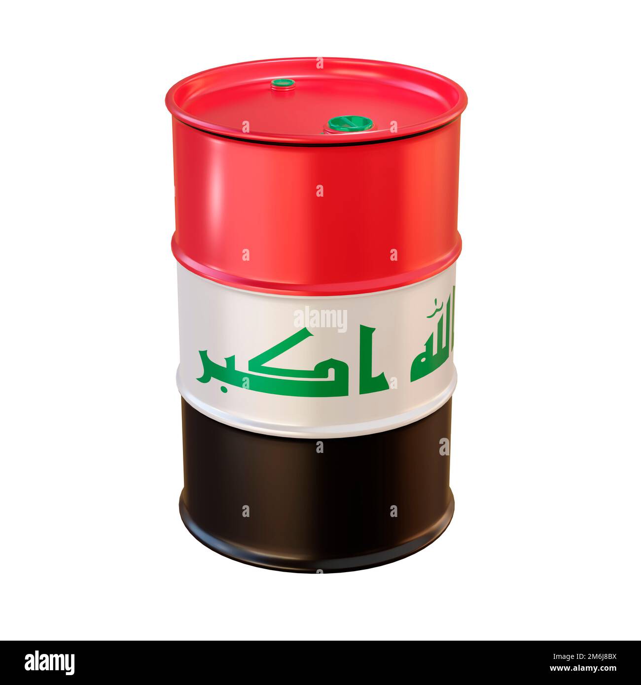 Oil barrel in flag Stock Photo - Alamy