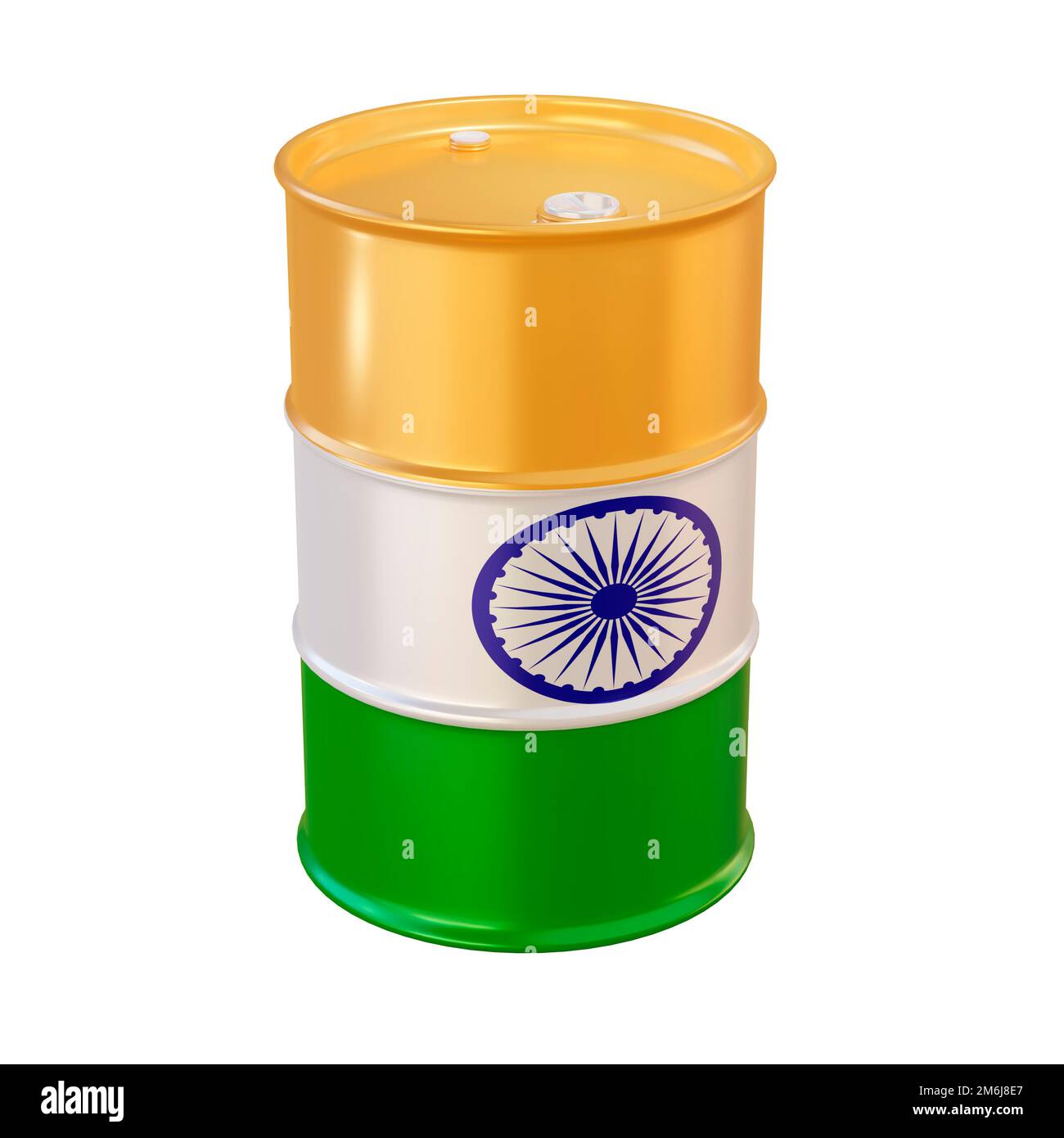 Oil barrel in flag Stock Photo - Alamy