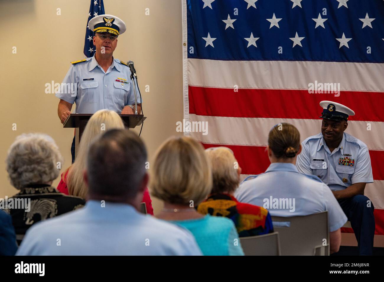 Rear Adm. Richard V. Timme, commander, Coast Guard District Eight ...