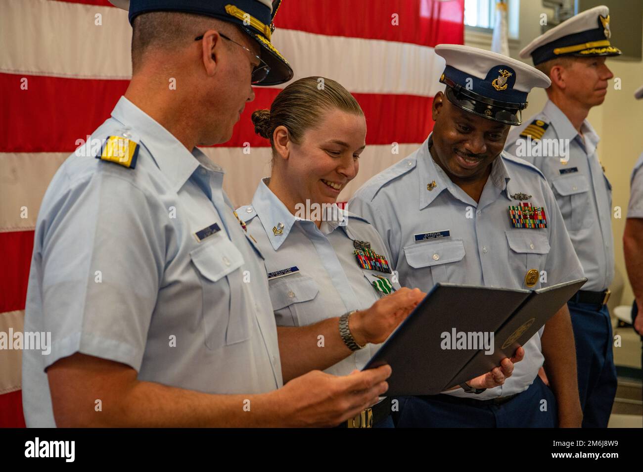 Rear Adm. Richard V. Timme, commander, Coast Guard District Eight ...