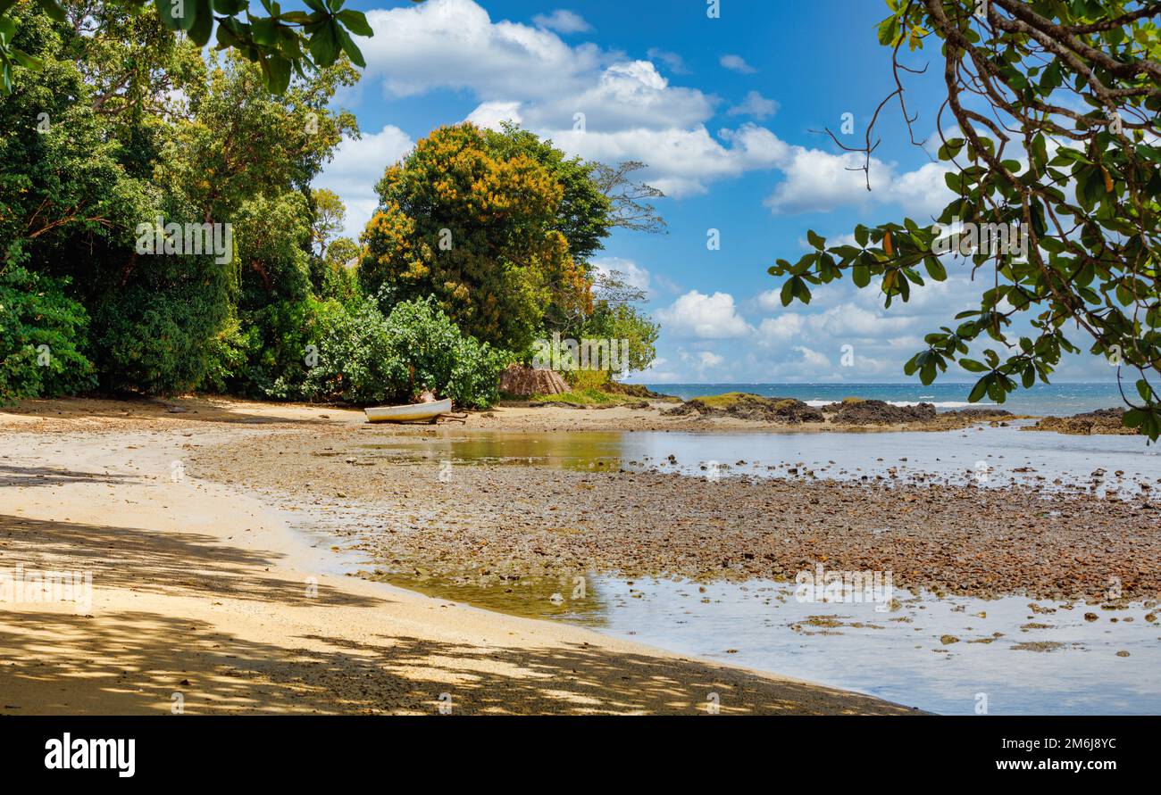 Beautiful view of the coast of Masoala National Park in Madagascar ...
