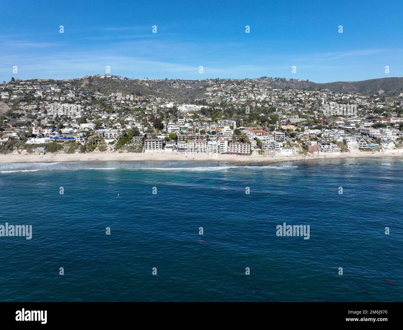 Aerial view of South California Coastline, USA Stock Photo - Alamy