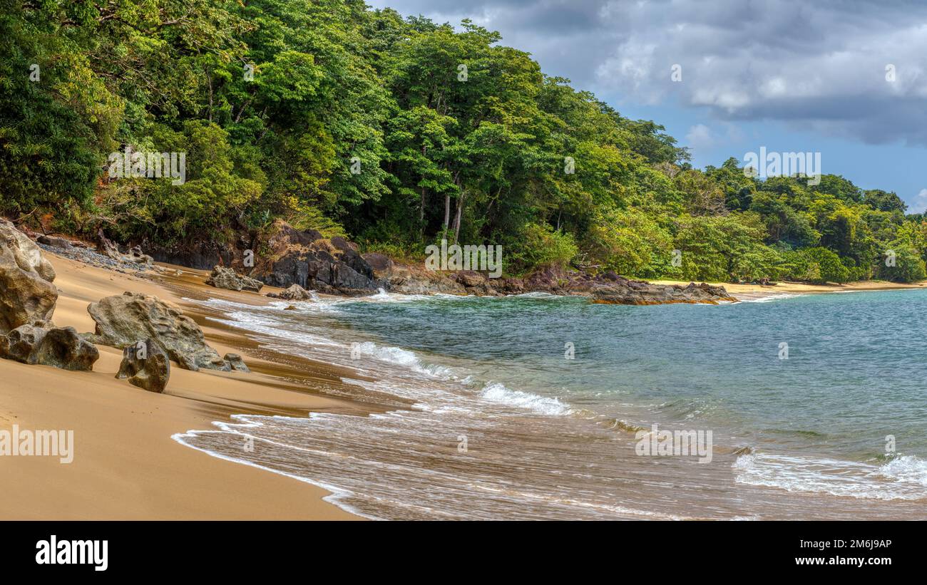 Beautiful view of the coast of Masoala National Park in Madagascar ...