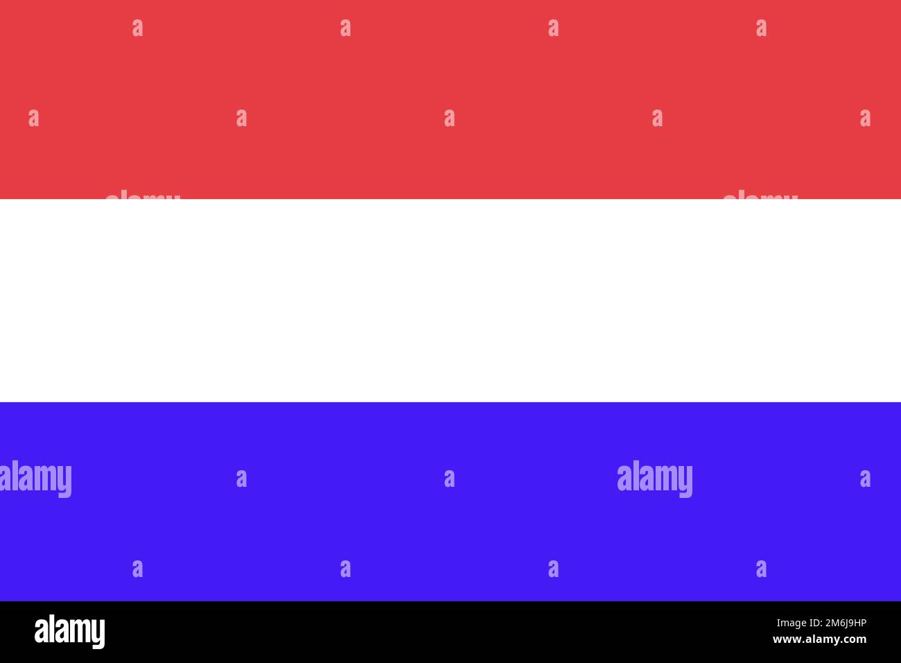 The red, white and blue flag of Netherlands Stock Photo - Alamy