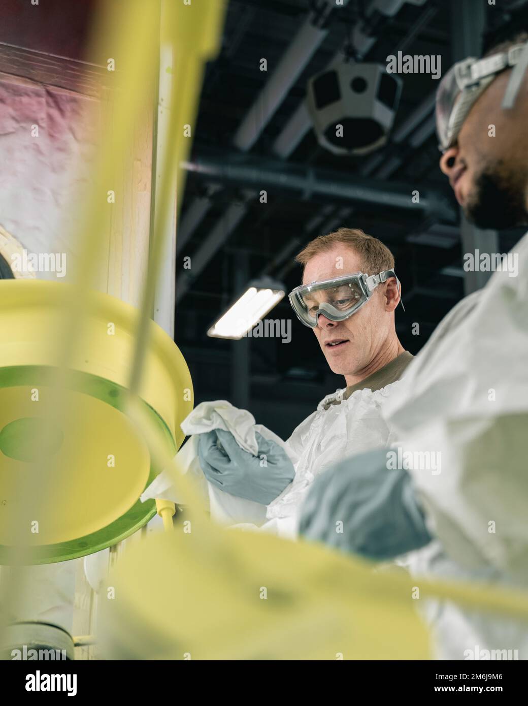 U.S. Air Force Col. Benjamin Jonsson, left, 6th Air Refueling Wing ...