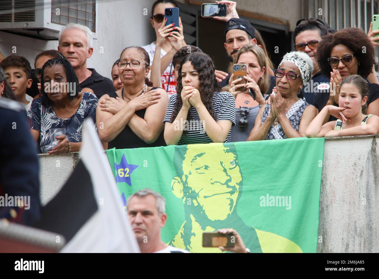 SP - Santos - 01/03/2023 - PELE, VELORIO - Funeral procession with Pele ...