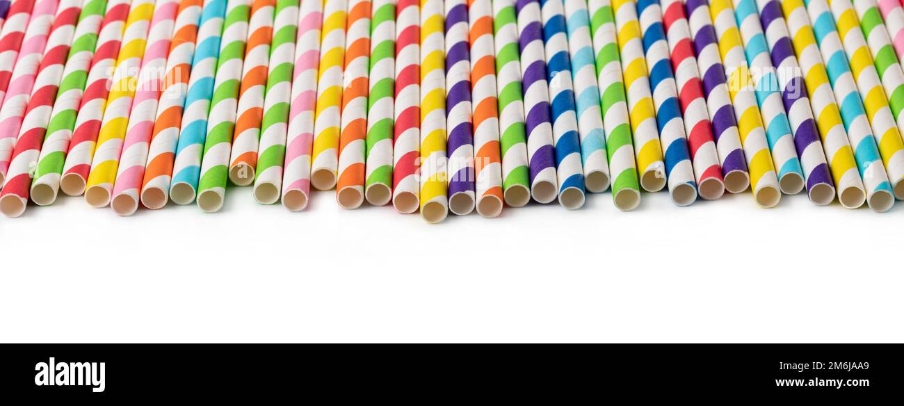 Blue striped straw hi-res stock photography and images - Alamy