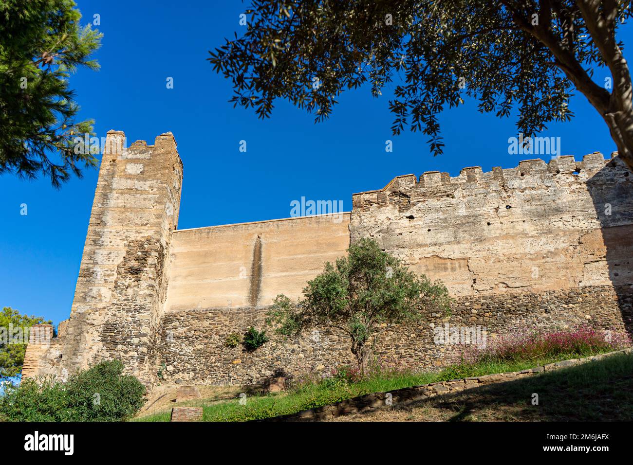 FUENGIROLLA, SPAIN - SEPTEMBER 17, 2022: Walls of Sohail Castle in ...