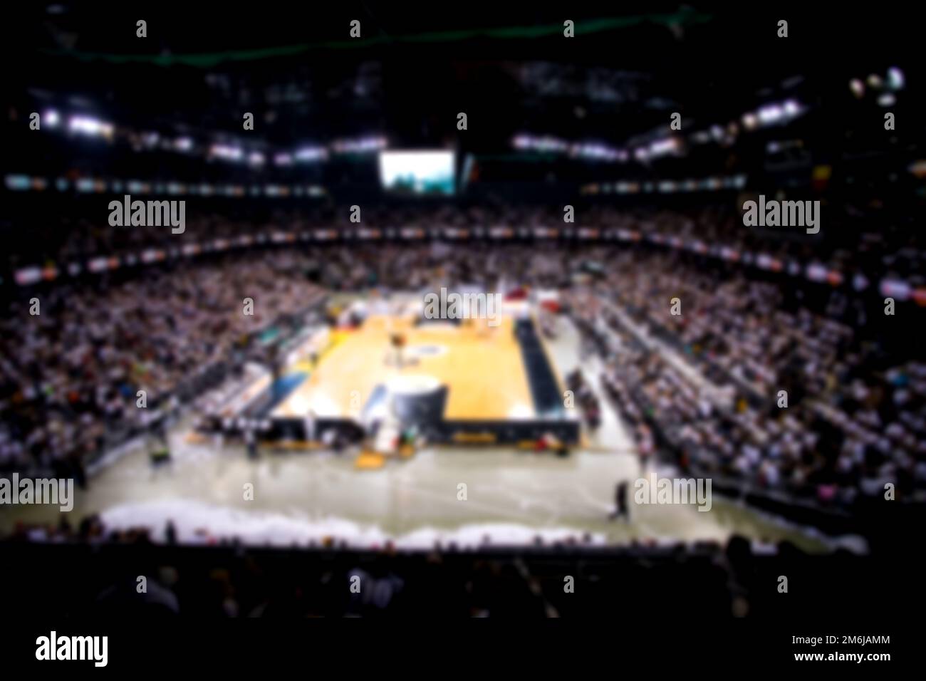 Blurry Nba Crowd
