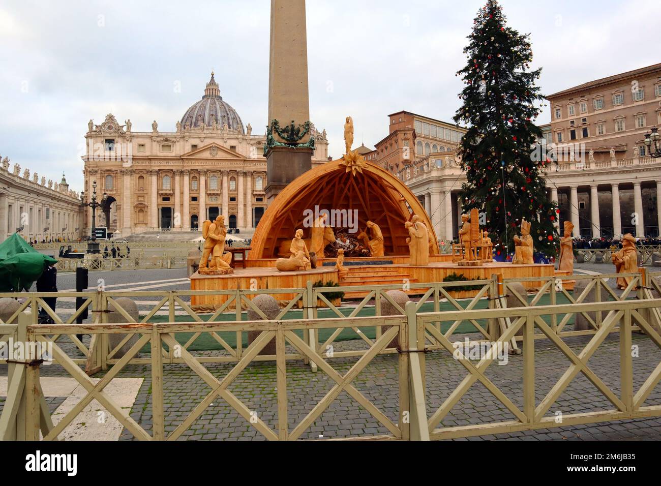 Vatican City, Holy See - Christmas Nativity scene in the Vatican at ...