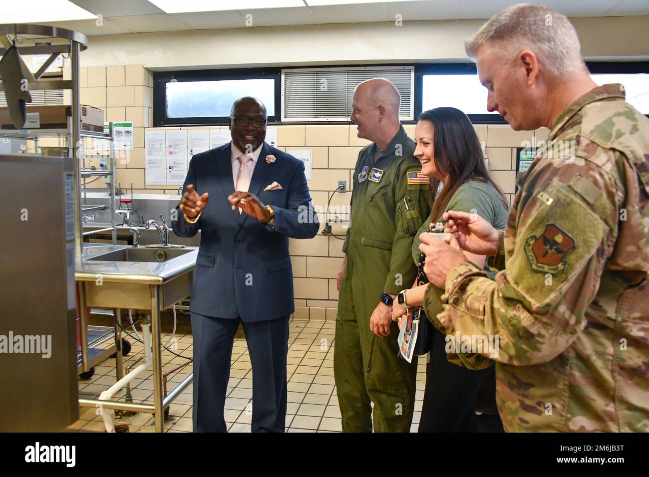 Nathan Covington, 97th Force Support Squadron chief of sustainment ...