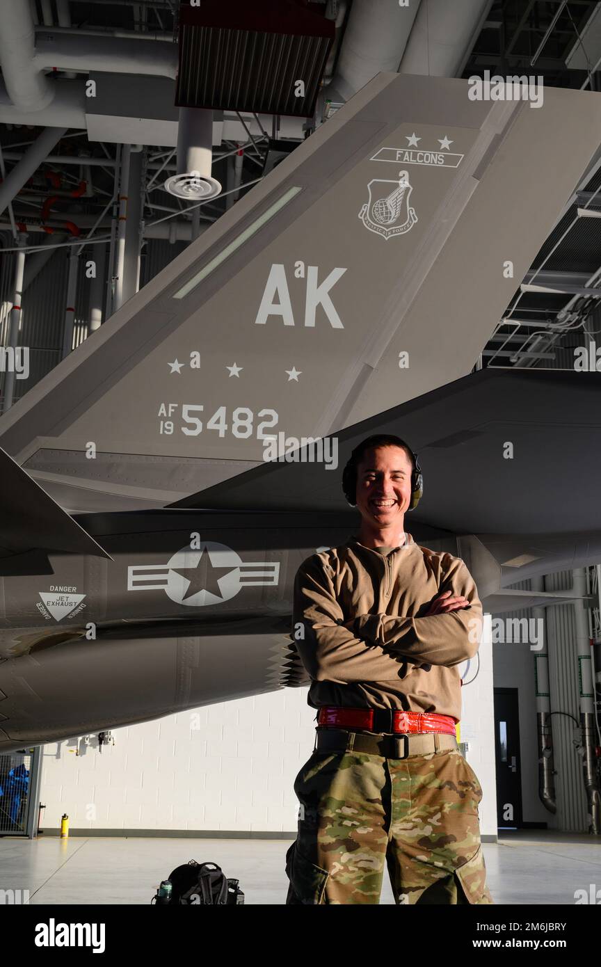 U.S. Air Force Senior Airman Sean Rose, a 355th Aircraft Maintenance ...