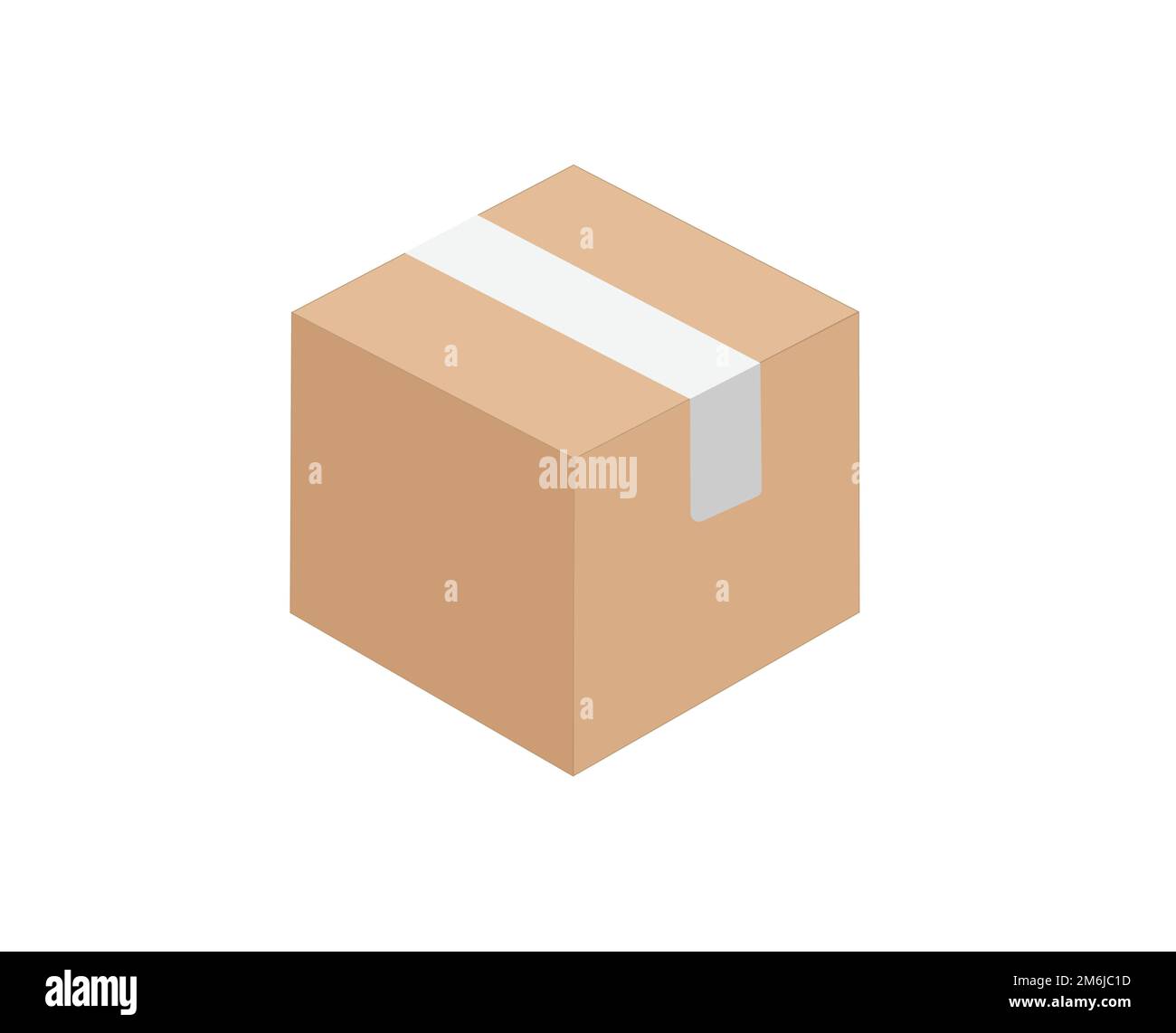 Isometric packaging box. Concept of delivery and packaging Stock Vector ...