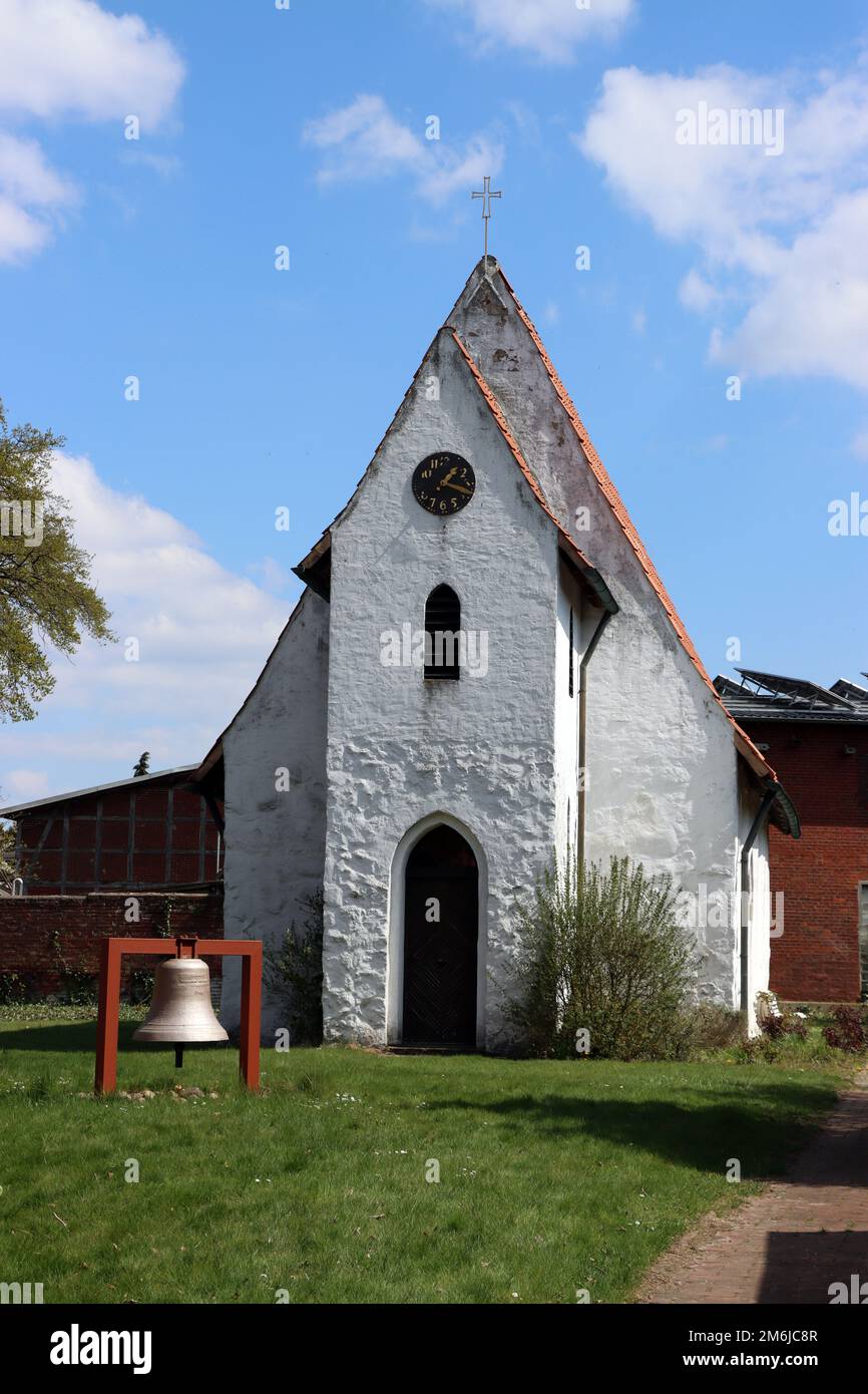 Lutheran Chapel of St. John the Baptist from the 15th century Stock ...