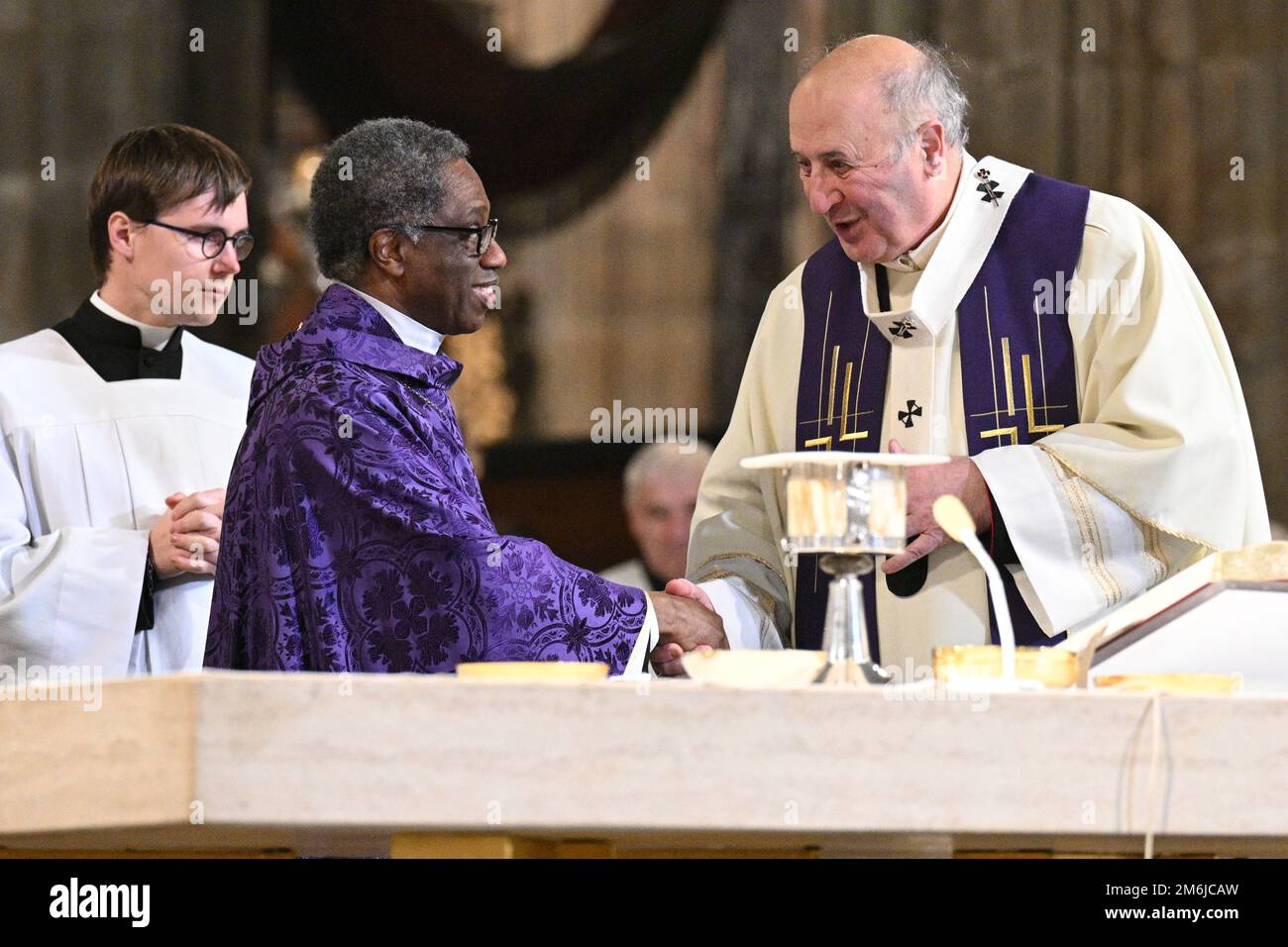 Prague, Czech Republic. 04th Jan, 2023. A requiem mass for Pope ...