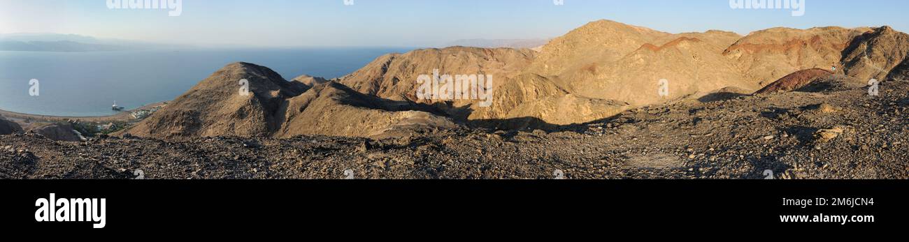 Panorama of the Red Sea Mountains Stock Photo - Alamy