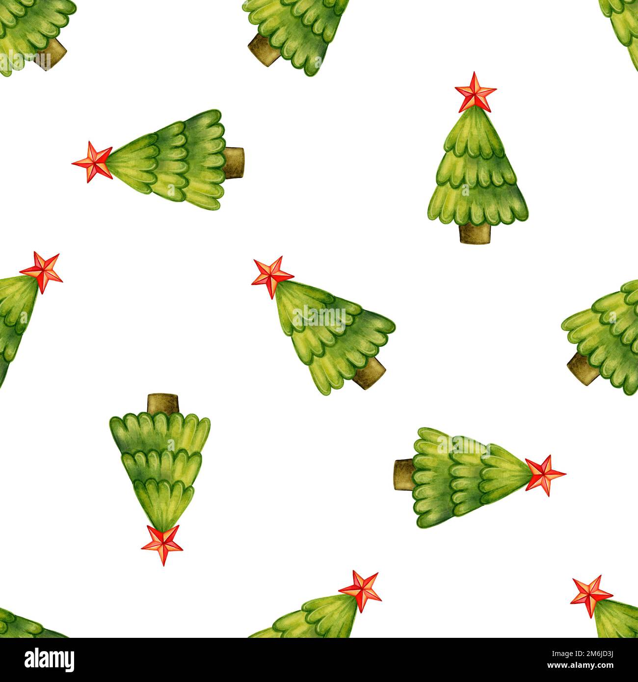 Seamless christmas trees hi-res stock photography and images - Alamy