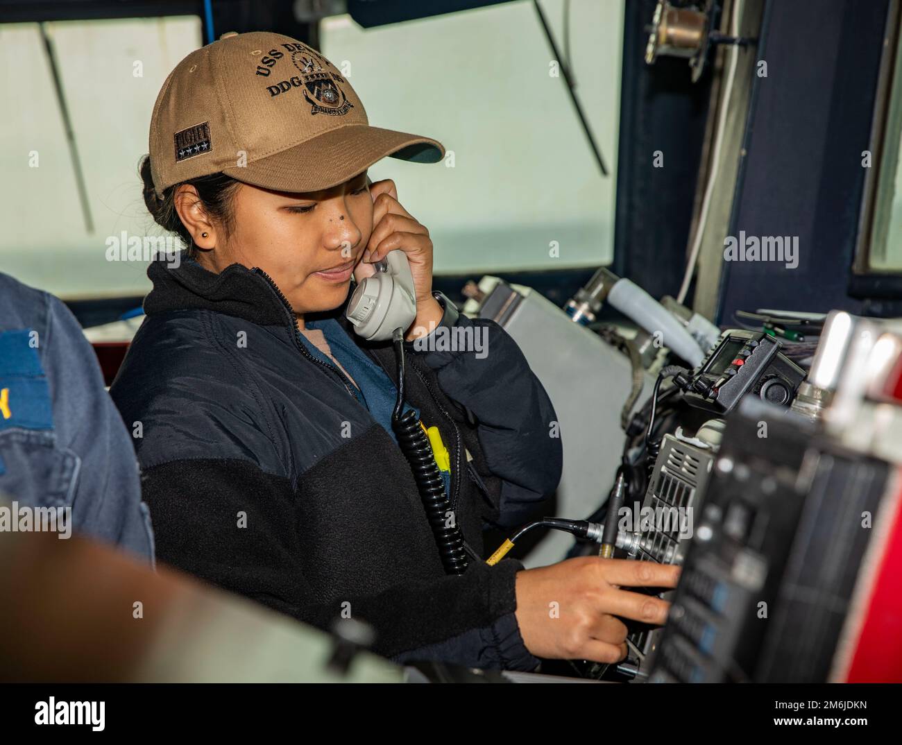 SAGAMI BAY, Japan (April 28, 2022) Ensign Hazel Acosta, from St. Croix ...