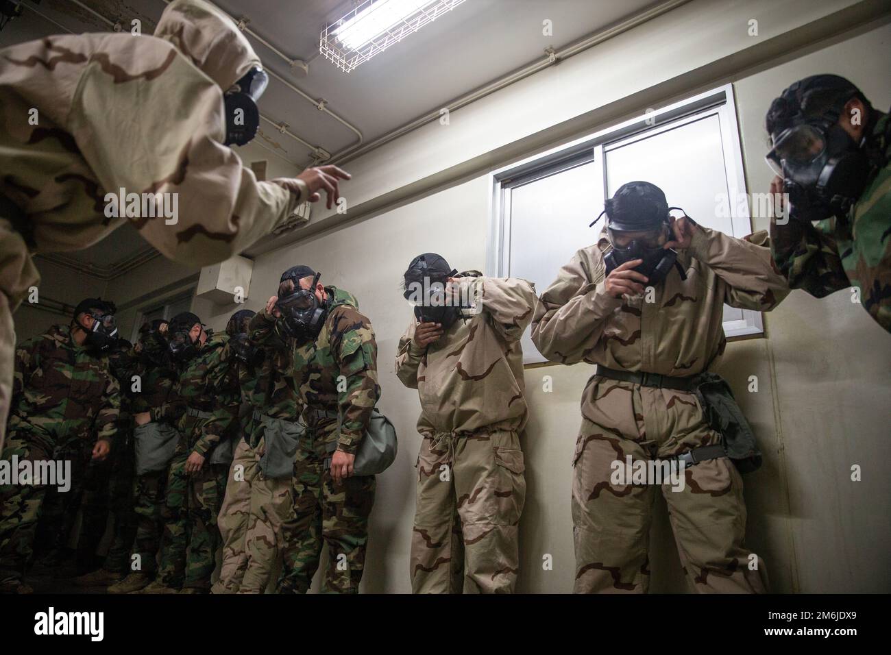 A U.S. Marine Corps chemical, biological, radiological, and nuclear ...