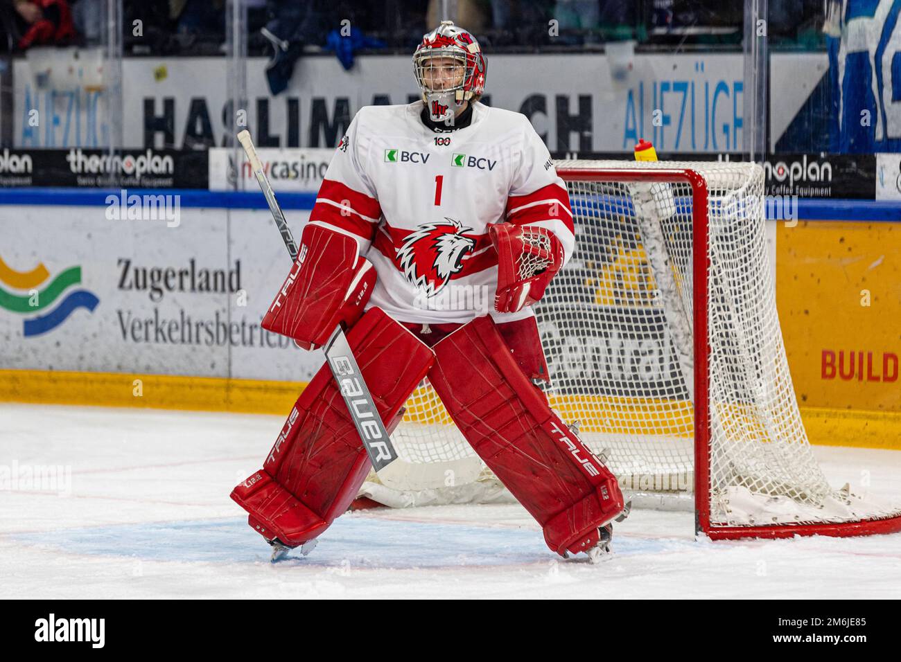 The son of goalie legend Cristobal Huet, goalie Ewan Huet #1 (Lausanne ...